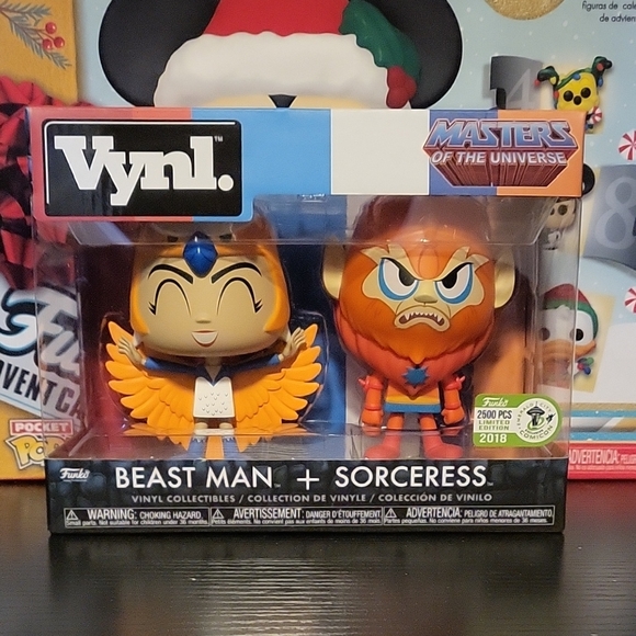 Funko | Toys | Funko Vynl Beast Man And Sorceress Figures | Poshmark